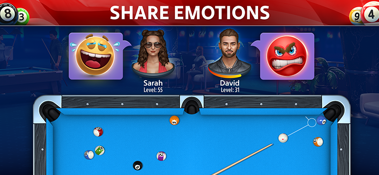 8 Ball by Pokerist™ - an Exciting Mobile and Social Pool Game | KamaGames