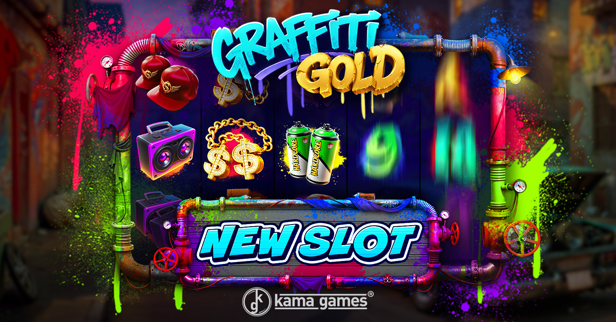 Graffiti Gold Adds Colour to Slots | KamaGames
